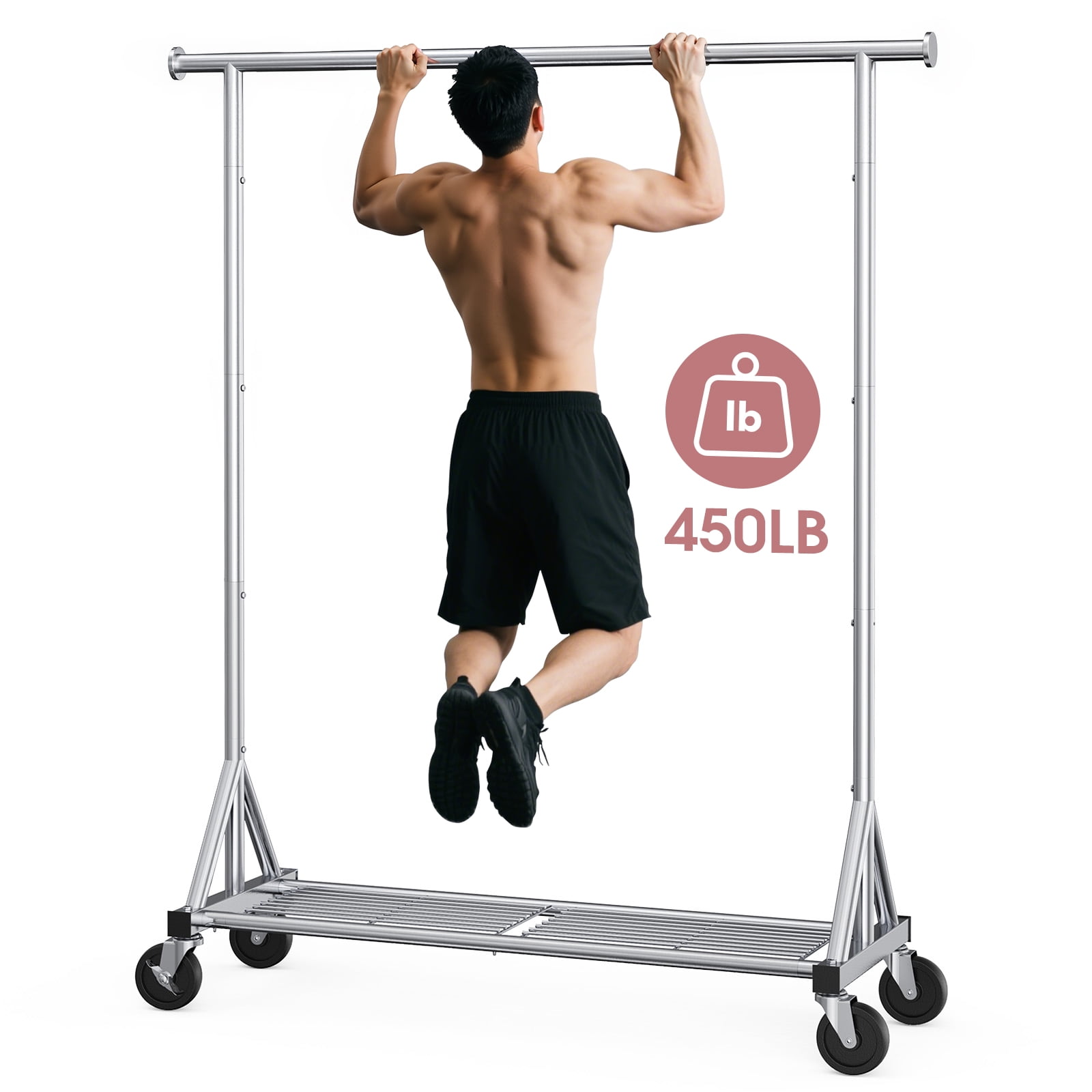 Sakugi Clothes Rack - Heavy-Duty Stainless-Steel Clothing Rack for ...