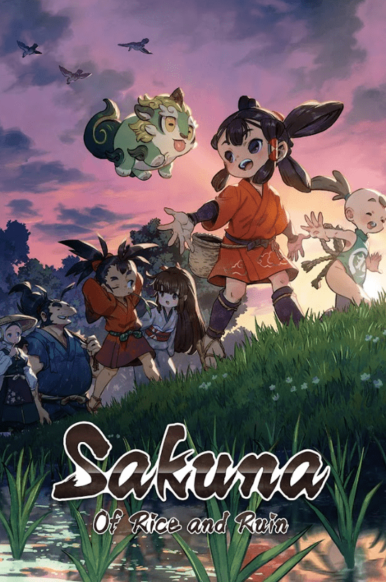 Sakuna: Of Rice and Ruin 2024 Poster 24x36 Fantasy Adventure Anime Art ...