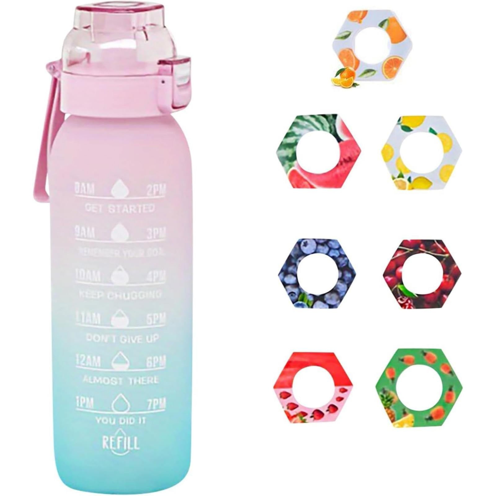 Sakupycq 1 Litre Air Water Bottle With 7 Flavour Pods Sports Up Set ...