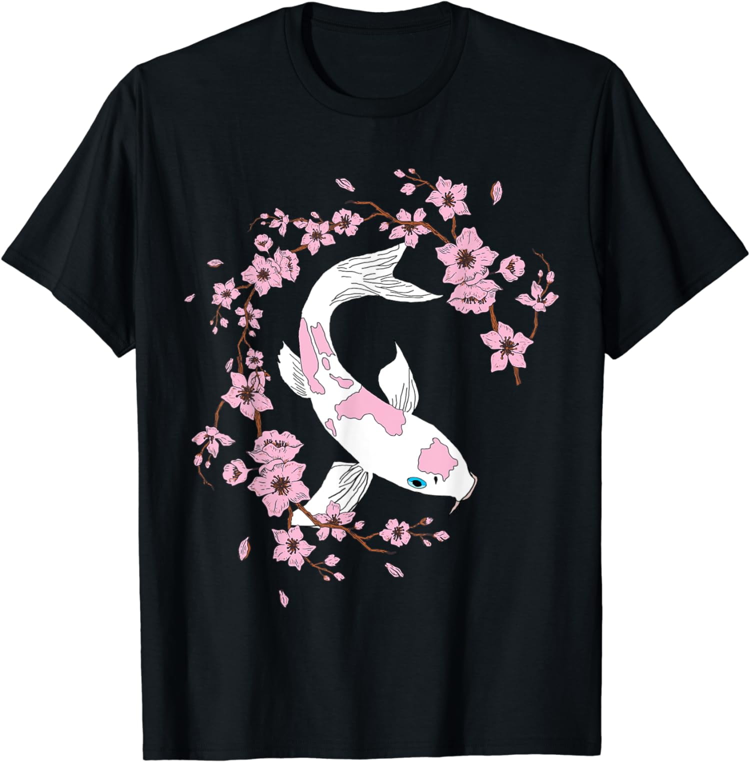 Sakura Blossom Tree Carp Cherry Flower Tree T-Shirt - Walmart.com