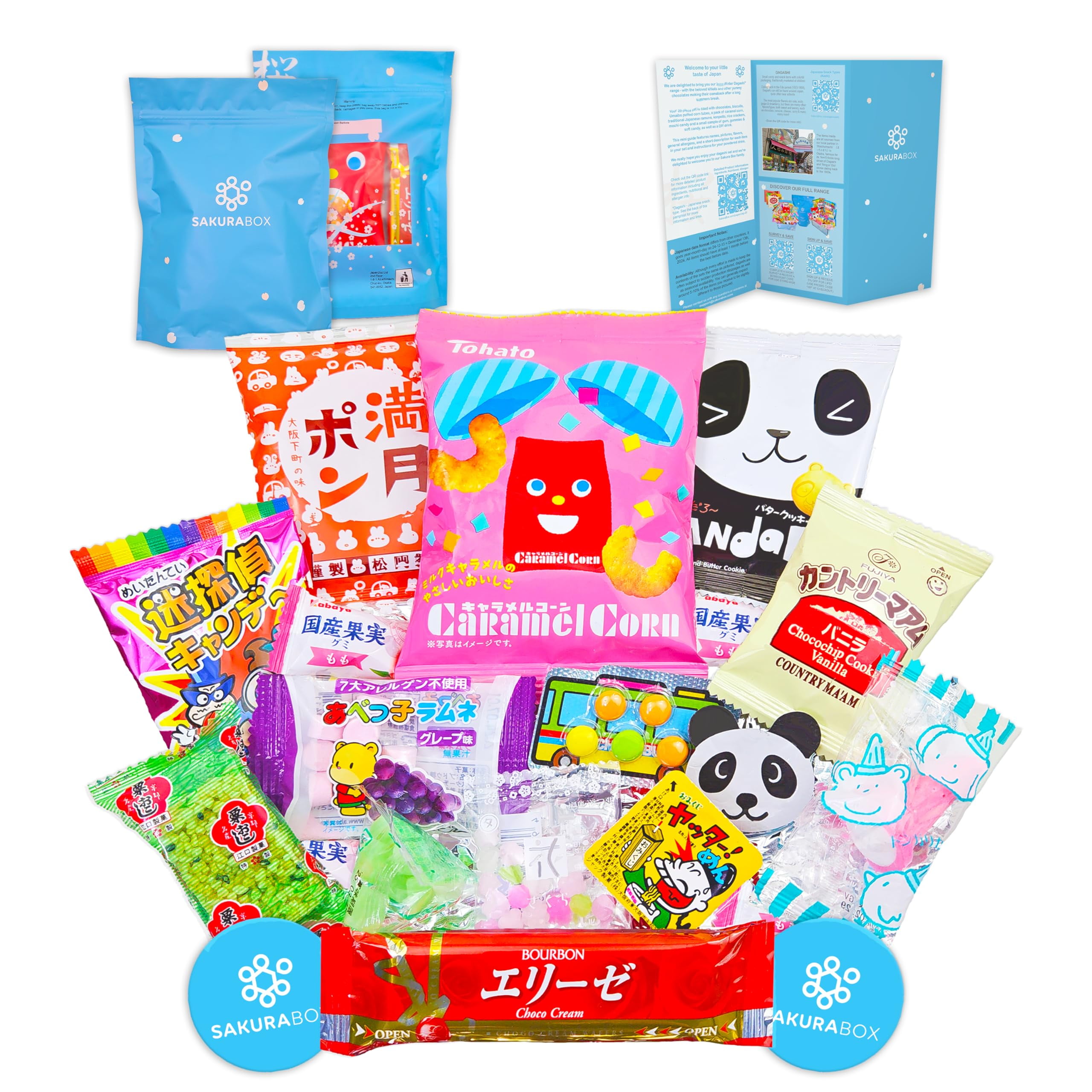 Sakura Box Japanese Candy KEF16 & Snacks 15 Piece Dagashi Set Custom ...