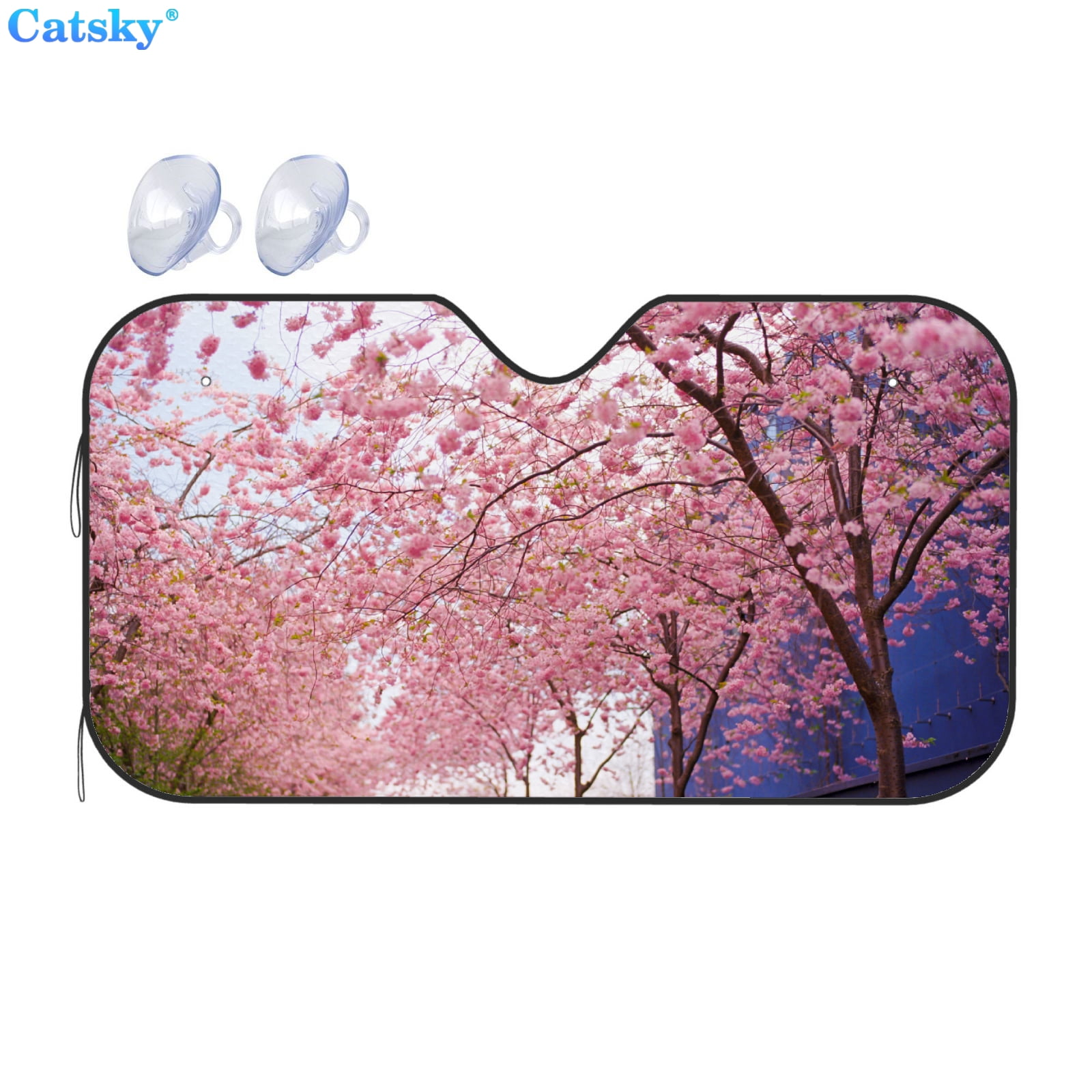 Sakura Cherry Blossom Auto Sun Shade Car Windshield Window Cover ...