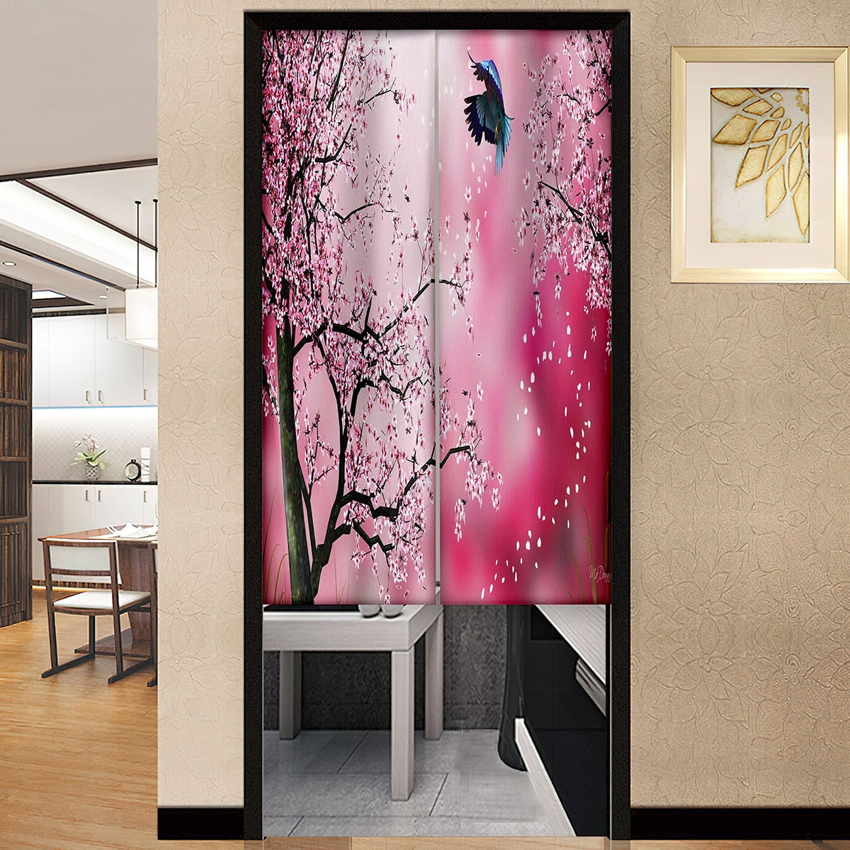 Sakura Cherry Tree Blossom Door Curtain Offices Studio Izakaya ...
