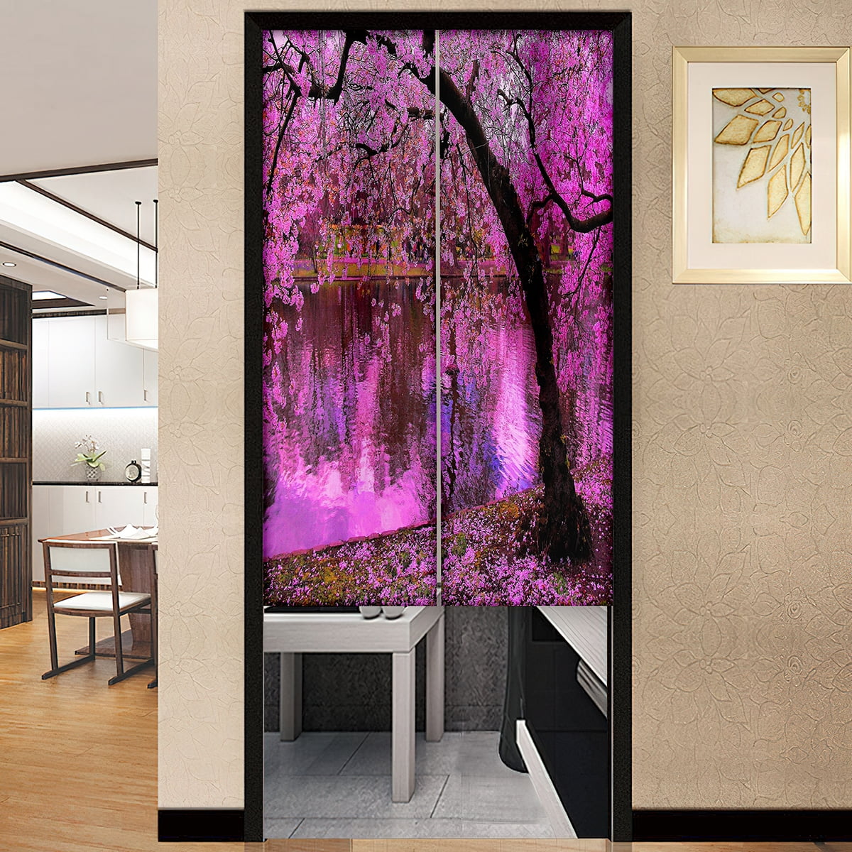 Sakura Cherry Tree Blossom Door Curtain Offices Studio Izakaya ...