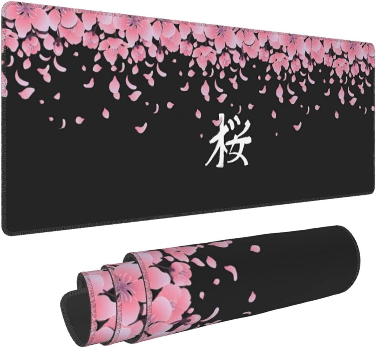 Sakura Extended Mouse Pad 31.5x11.8 Inch XL Japanese Word Cherry ...