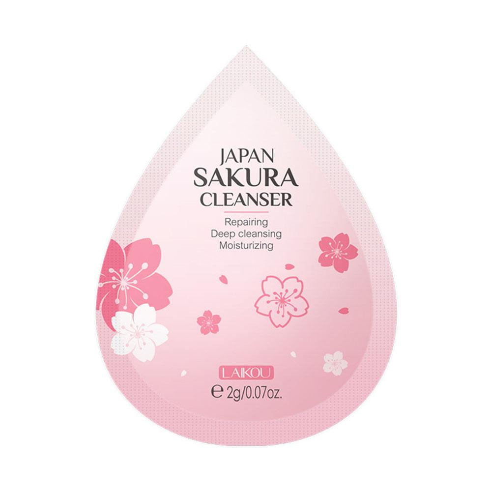 Sakura Facial Cleanser 2glaikou Japanese Sakura Single Pack Skin Care ...