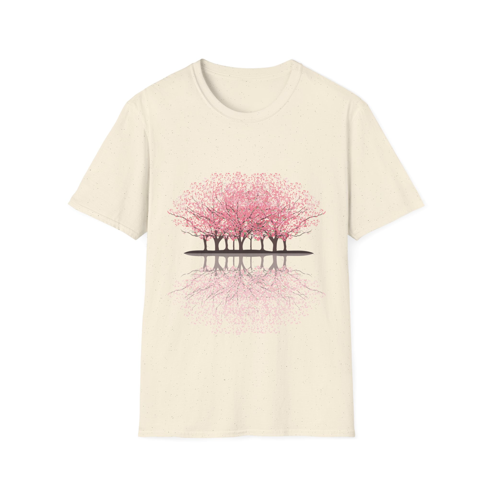 Sakura Forest Men Women Pink Trees Graphic Tees - Walmart.com
