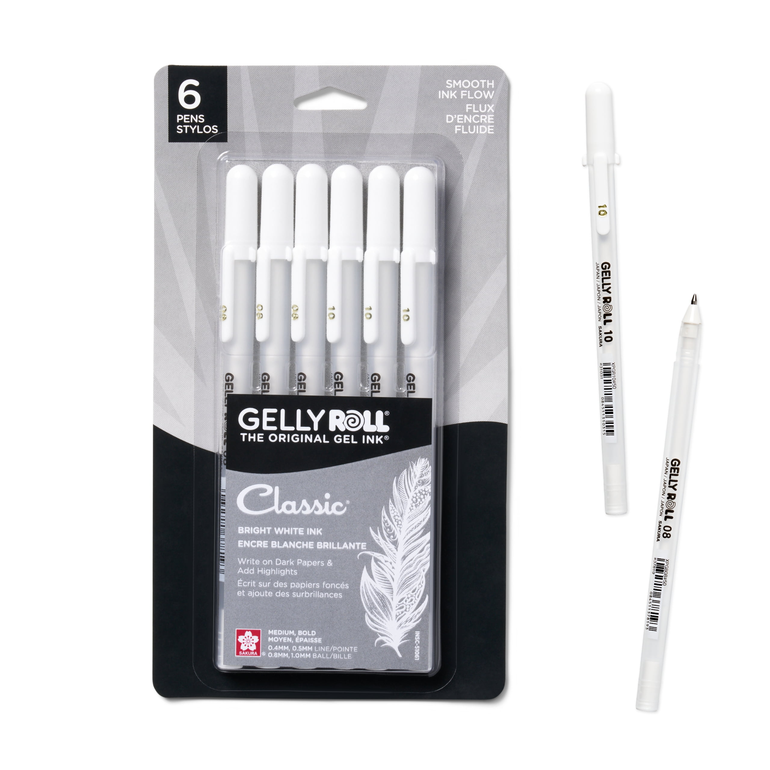 Sakura Gelly Roll Gel Pens - Medium & Bold Tip Ink Pens for Journaling ...