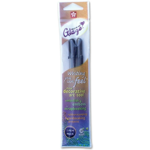 Sakura Gelly Roll Glaze Pen Set, 2-Pens, Black - Walmart Business Supplies