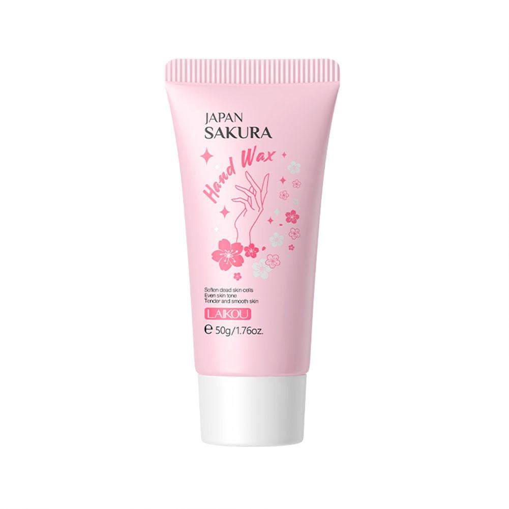 Sakura. Hand Wax Moisturizing Hand Cream Natural Exfoliating Hand Care ...