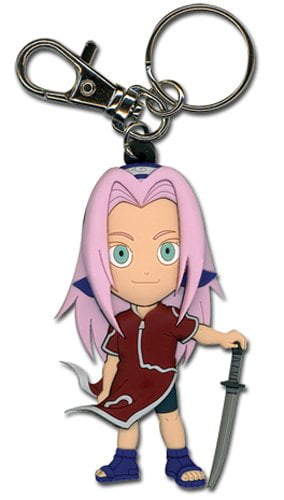 Sakura Haruno Naruto PVC Keychain - Walmart.com
