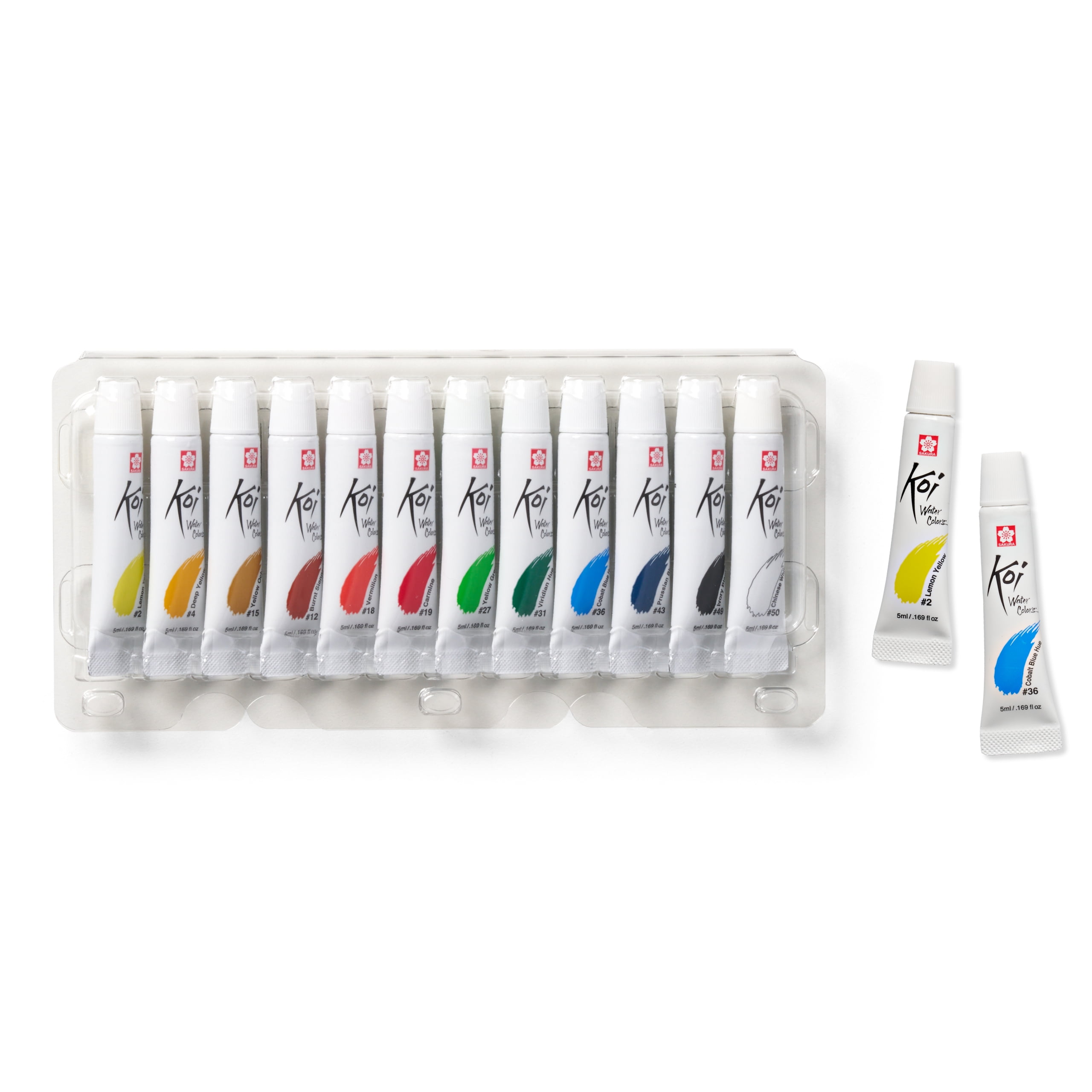 Sakura Koi Watercolor Sets - Fine Quality Watercolor Paint Set - 12 ...