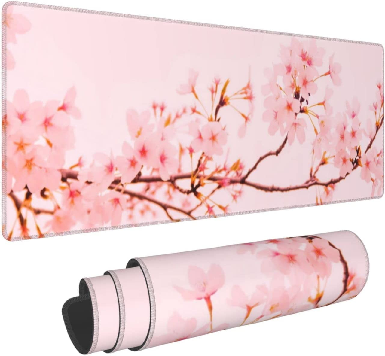 Sakura Large Mouse Pad for Retouching Cherry Blossom Square Long Cute ...