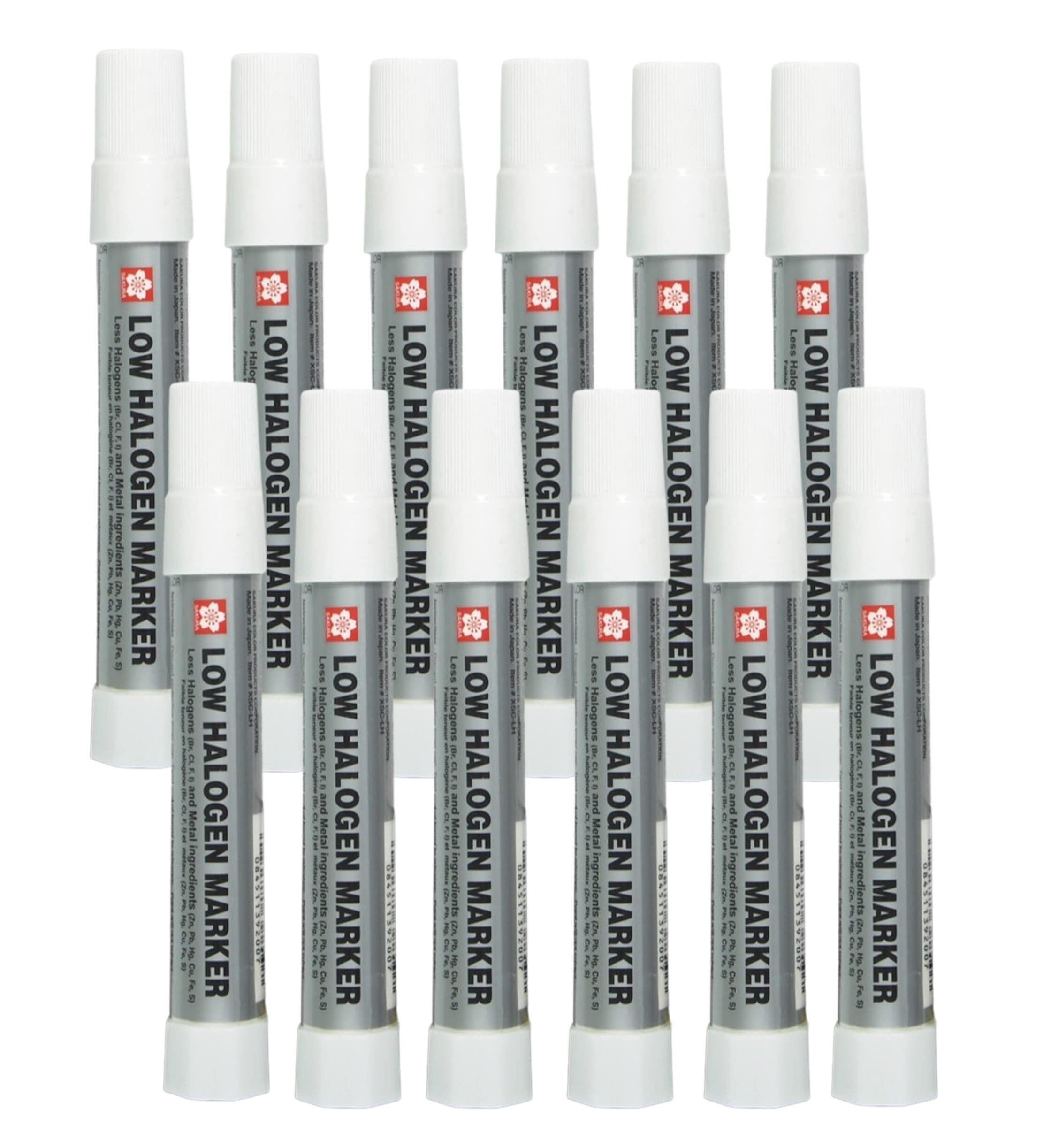 Sakura Low Halogen Solid Paint Markers with Twist Up Tip - Permanent ...