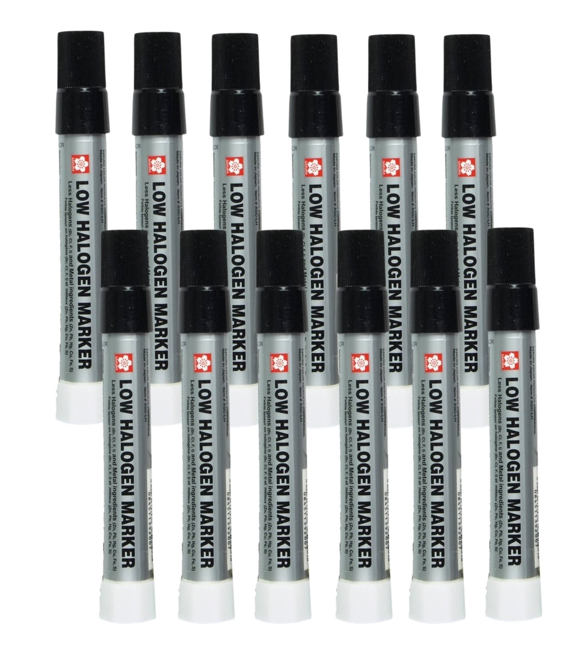 Sakura Low Halogen Solid Paint Markers with Twist Up Tip - Permanent ...