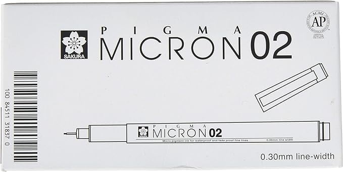 Sakura Micron Drawing Pen, 02, Black - Walmart.com