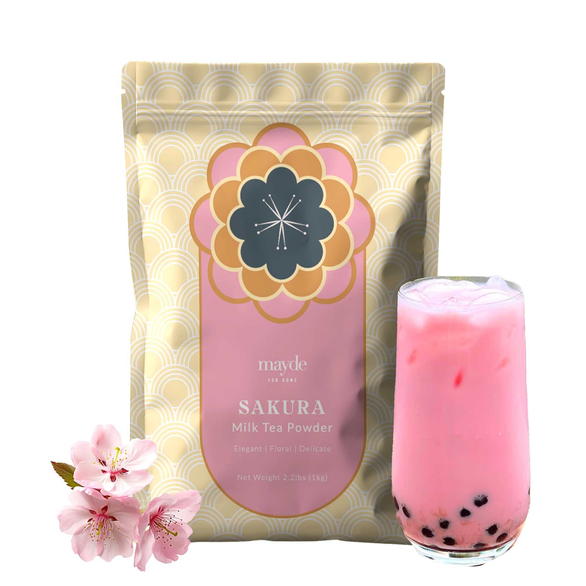 Sakura Milk Tea Powder, Instant Milktea Powder From Taiwan, For Boba ...