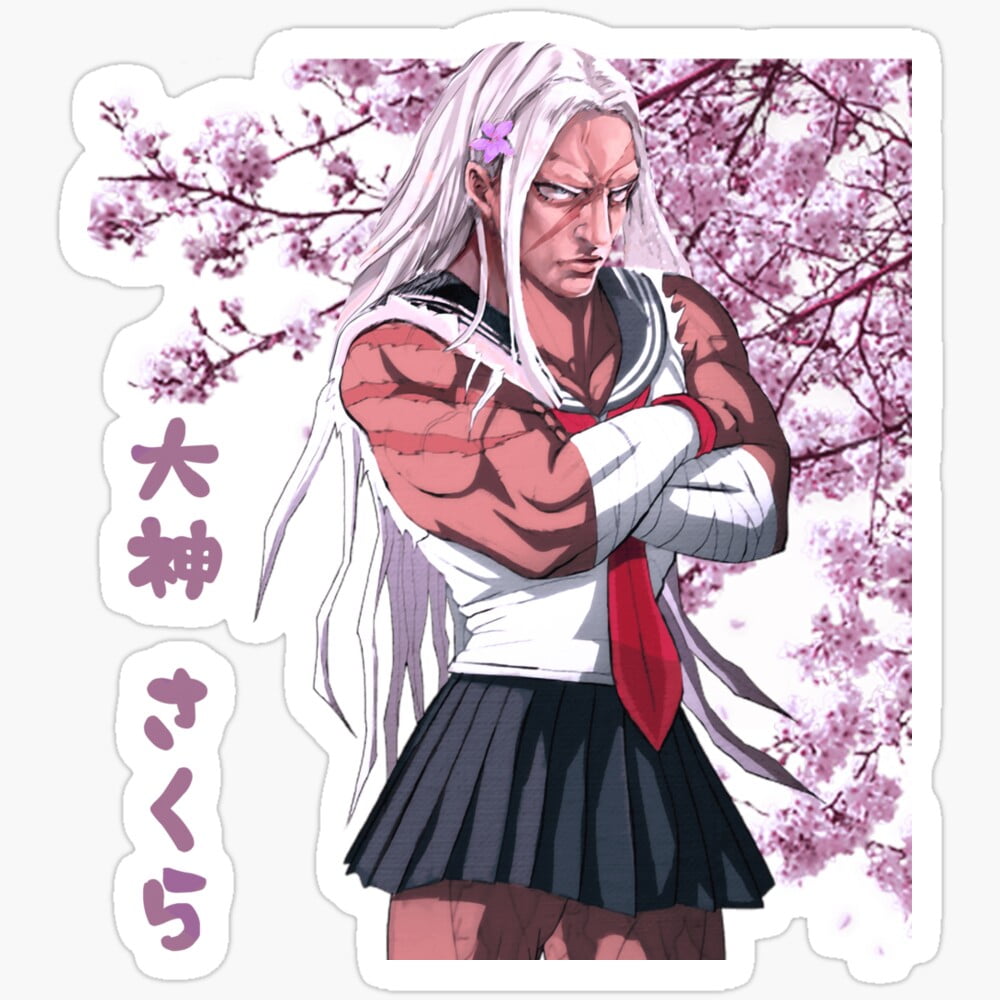 Sakura Ogami Danganronpa Vaporwave Anime Aesthetic Kawaii Fairy Kei ...