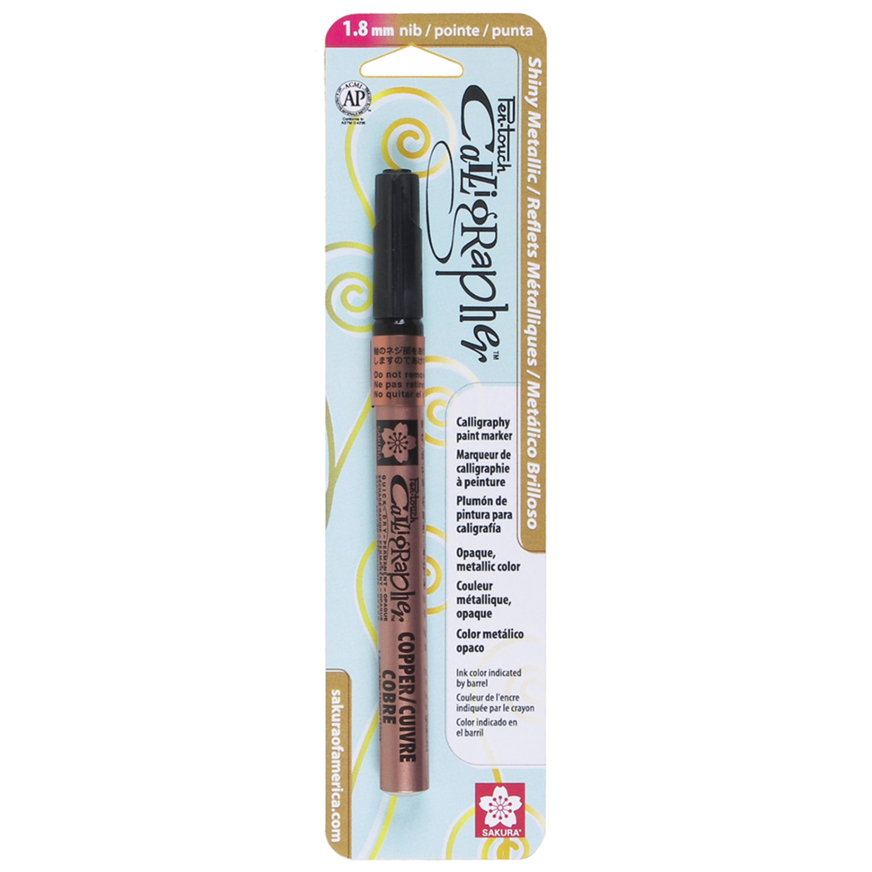 Sakura Pentouch Calligrapher Pen, Fine, Copper - Walmart.com