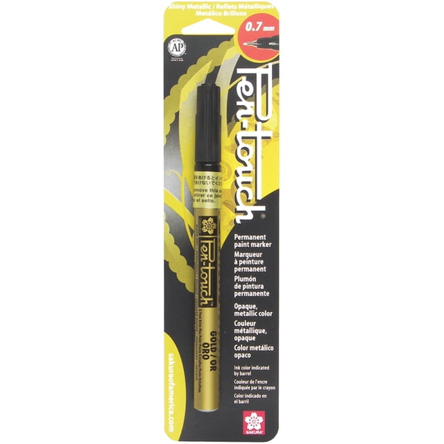 Sakura Pentouch Marker, Extra-Fine, Gold - Walmart.com