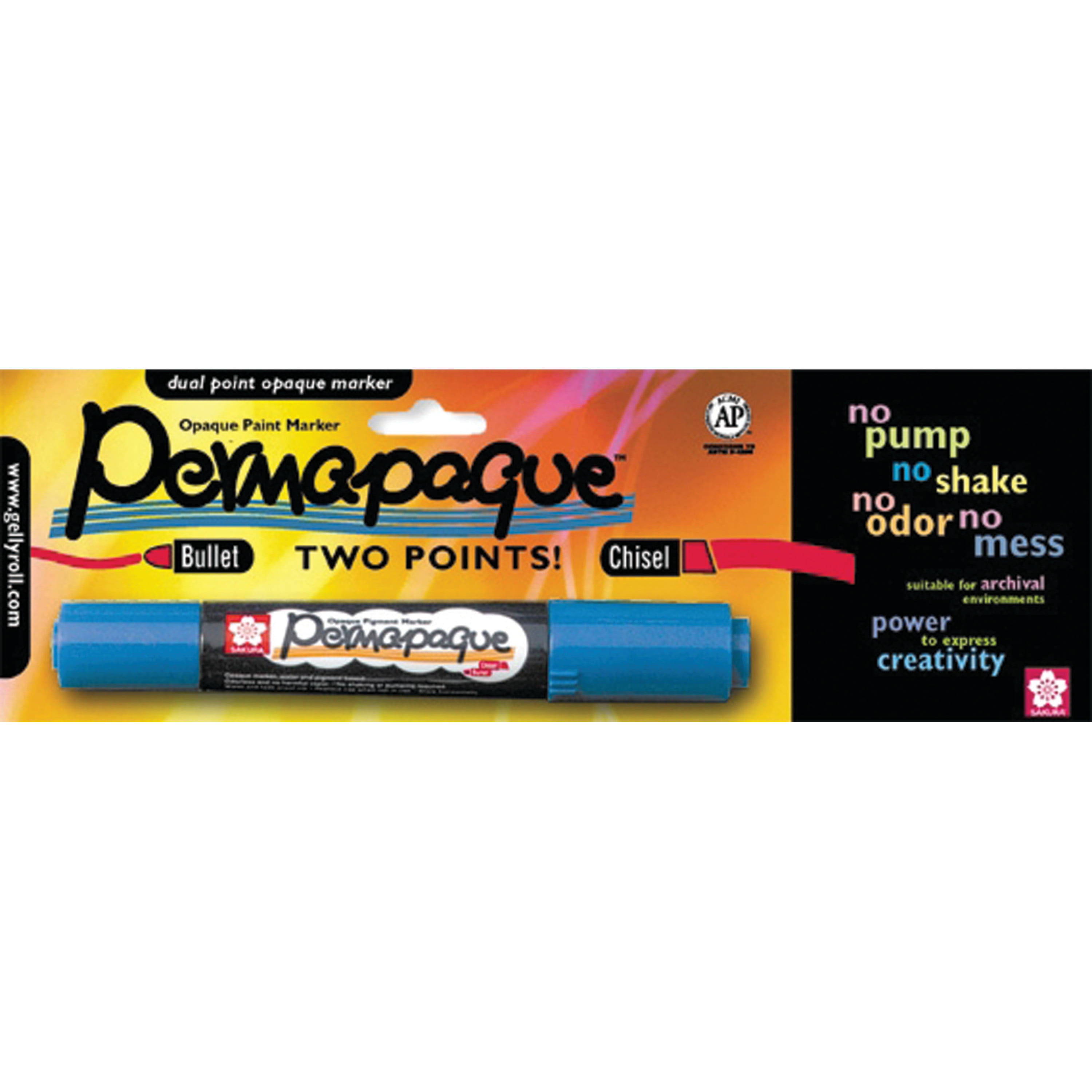 Sakura Permapaque Dual Opaque Paint Marker, White - Walmart.com