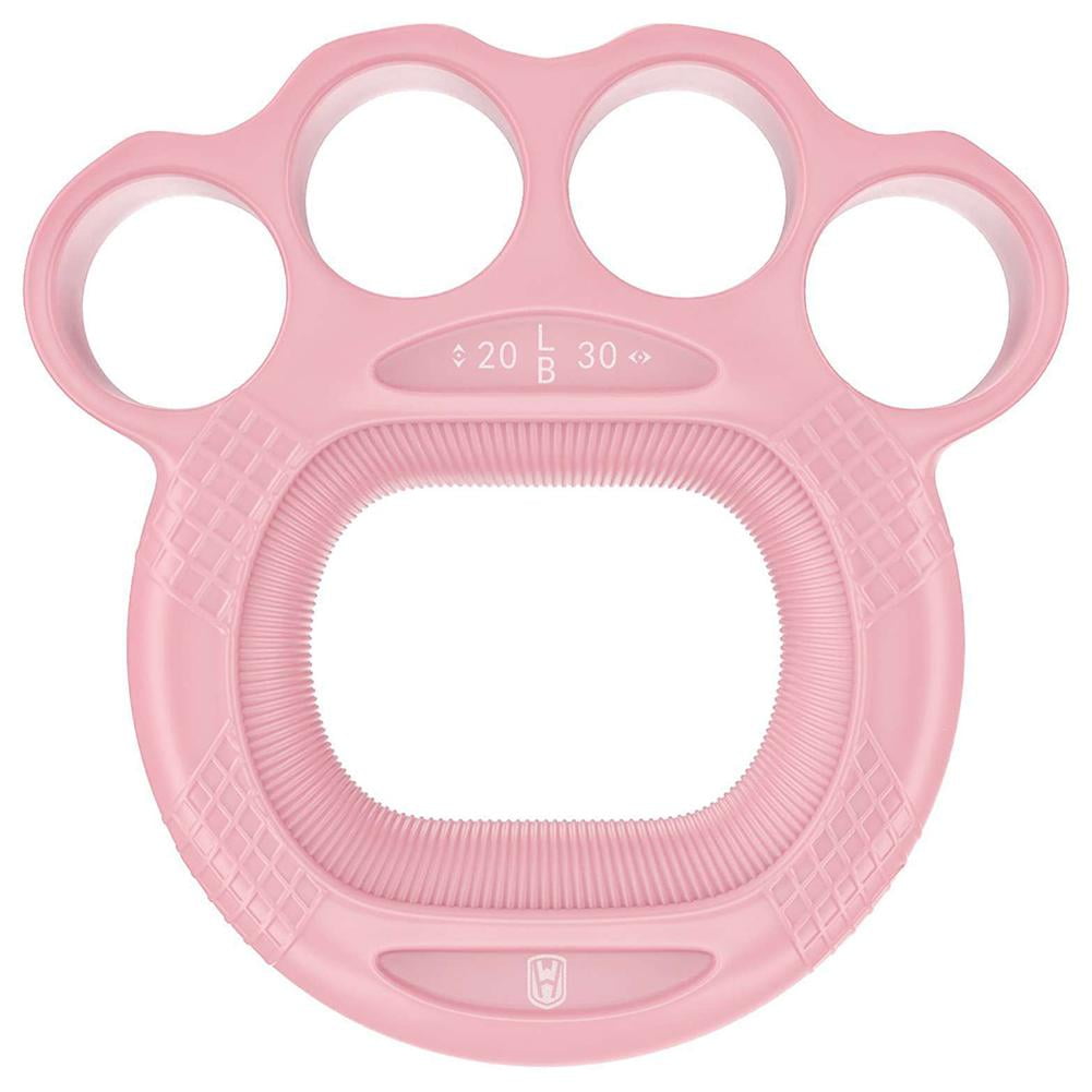 Sakura Pink 20-30 lbs (A)$ Grip Strengthener Grip Ring Silicone Finger ...