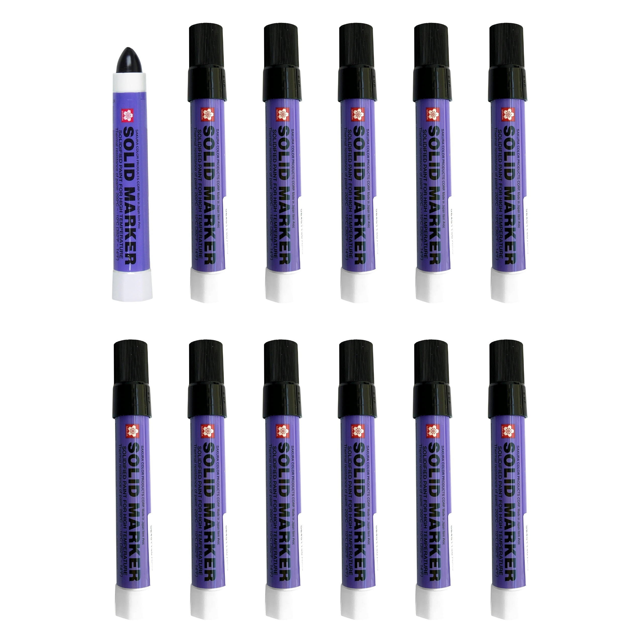 Sakura Solid Paint Markers - Permanent Marker Paint Pens - Window, Wood ...