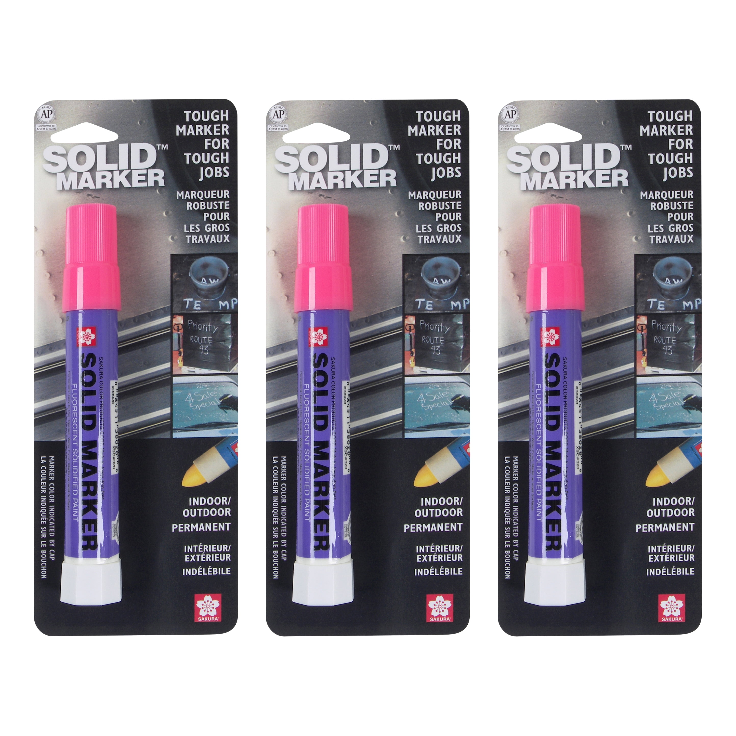 Sakura Solid Paint Markers - Permanent Marker Paint Pens - Window, Wood, & Glass Marker ...