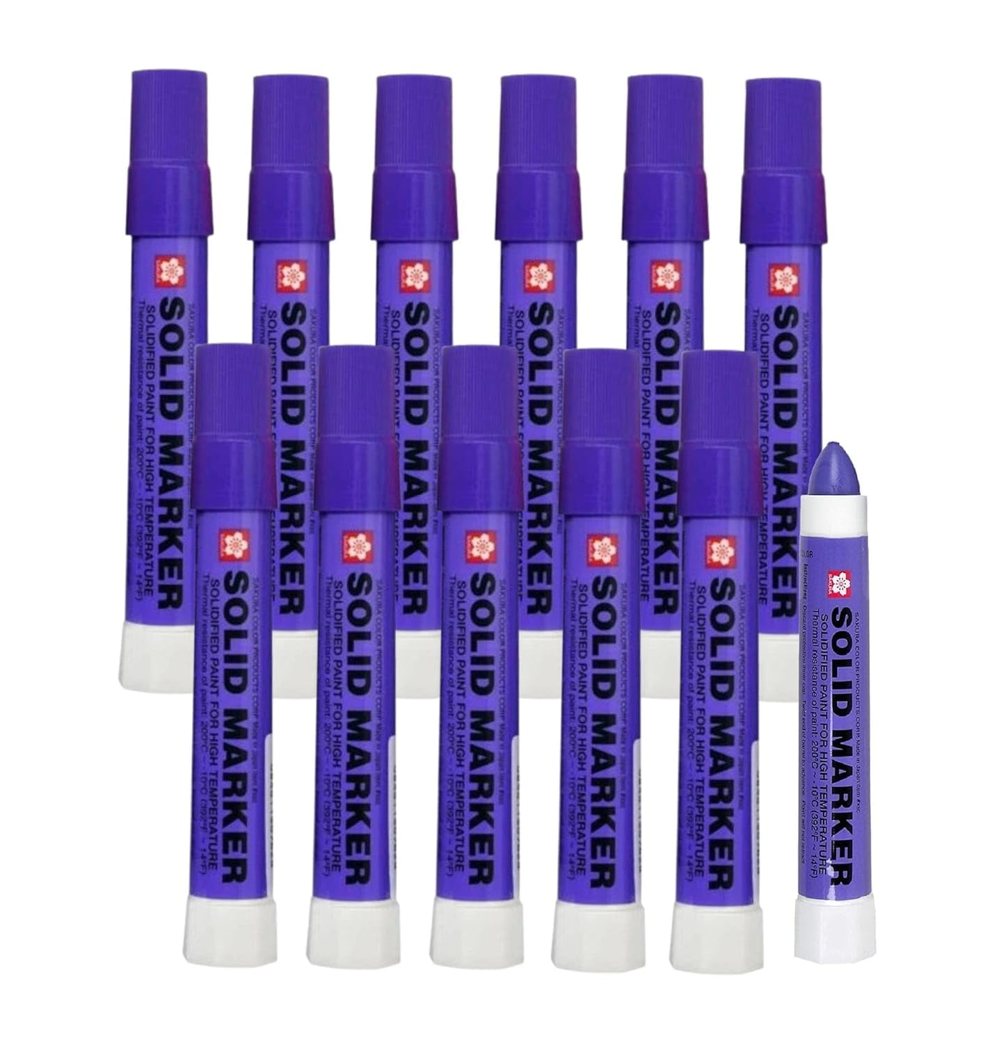 Sakura Solid Paint Markers - Permanent Marker Paint Pens - Window, Wood, & Glass Marker - Purple ...