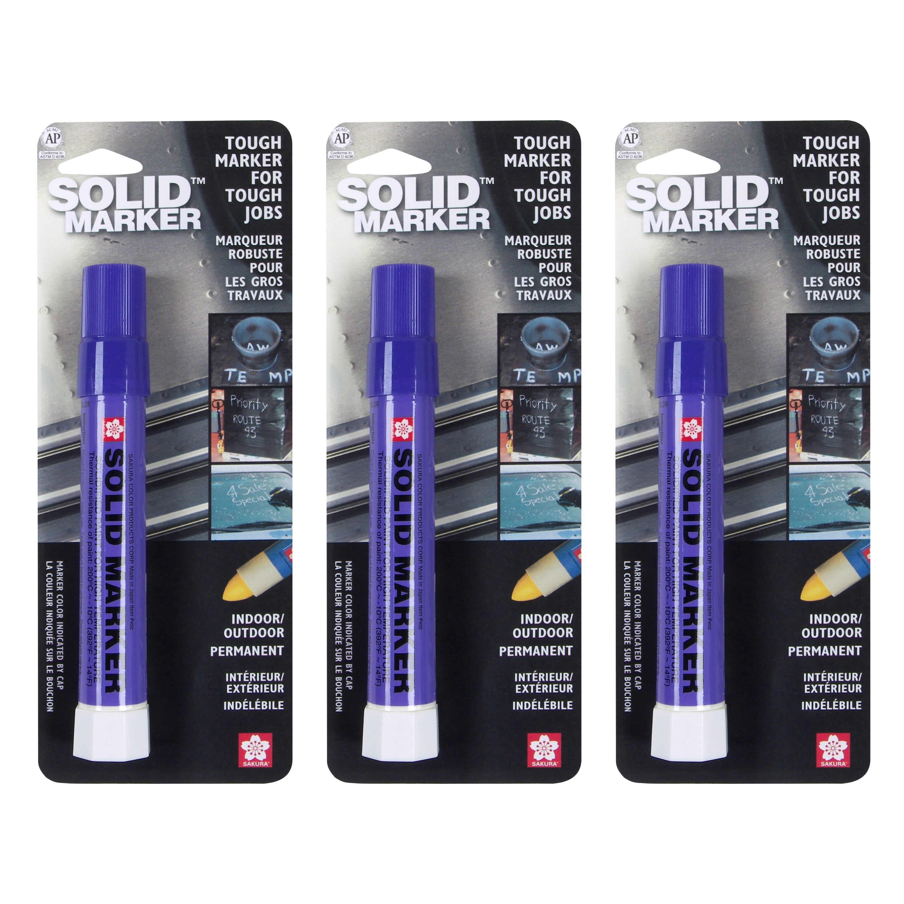 Sakura Solid Paint Markers - Permanent Marker Paint Pens - Window, Wood ...