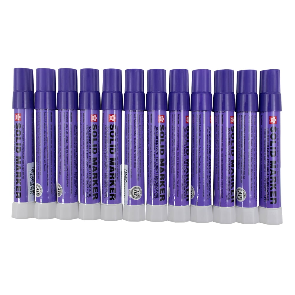 Sakura Solid Paint Markers Purple 12 Piece Set Dozen Auto Art Car ...