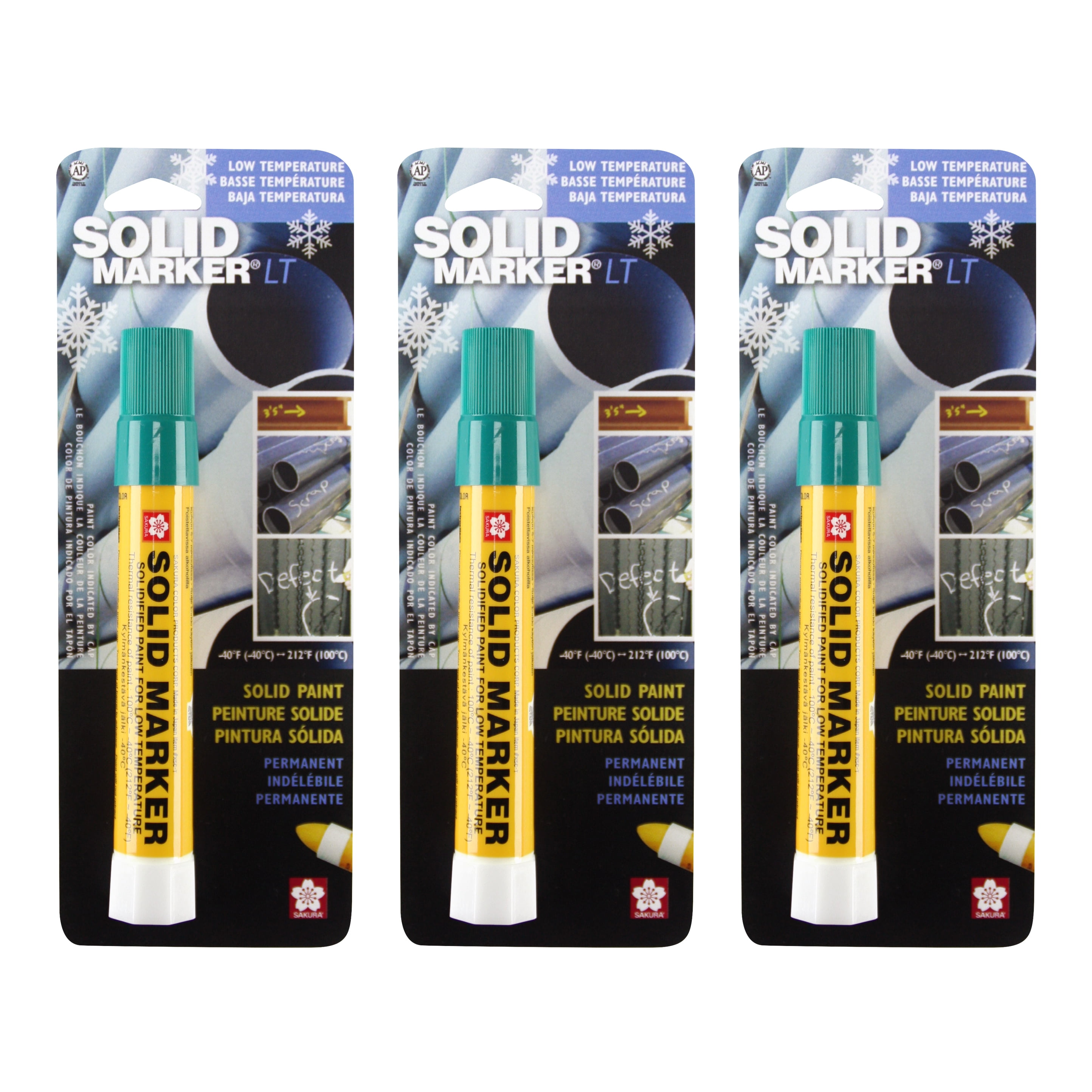 Sakura Solid Paint Markers with Twist Up Tip - Low Temperature ...