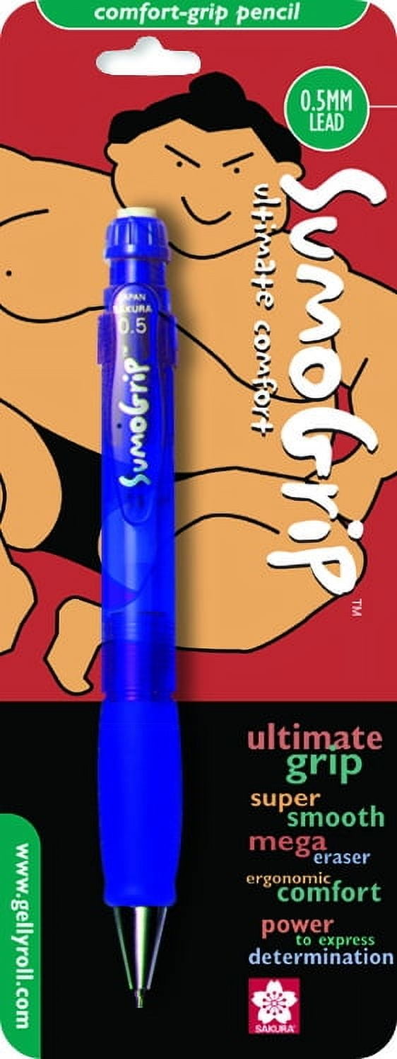 Sakura Sumo Grip Pencil, .5mm, Clear Blue - Walmart.com