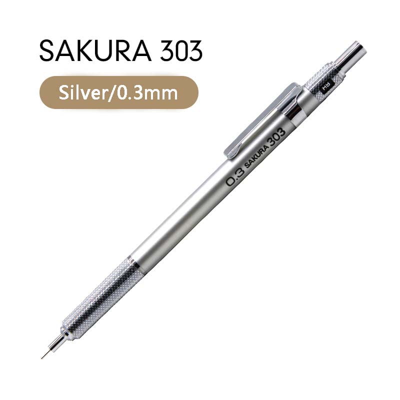 Sakura metal automatic pencil 0.5/0.3mm drawing hand-painted student ...
