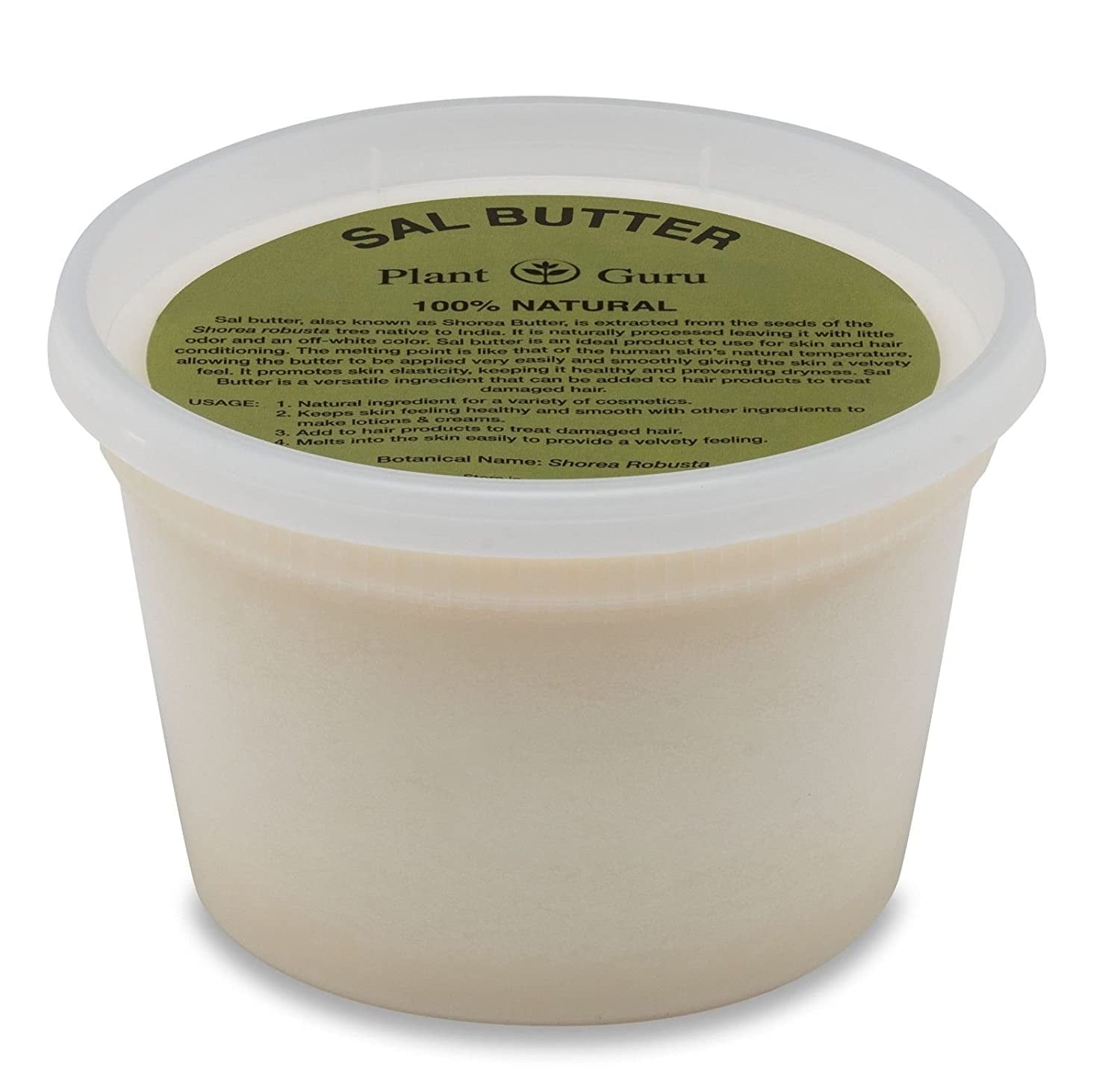 Sal Butter Shorea Seed Natural 100% Pure Raw Cold Pressed Skin Body ...