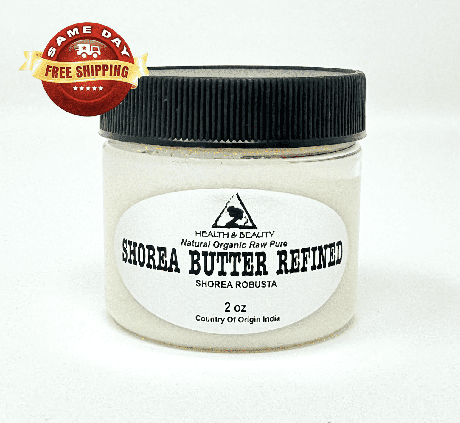 Sal/Shorea Butter Refined Organic Natural Raw 100% Pure 2 oz - Walmart.com