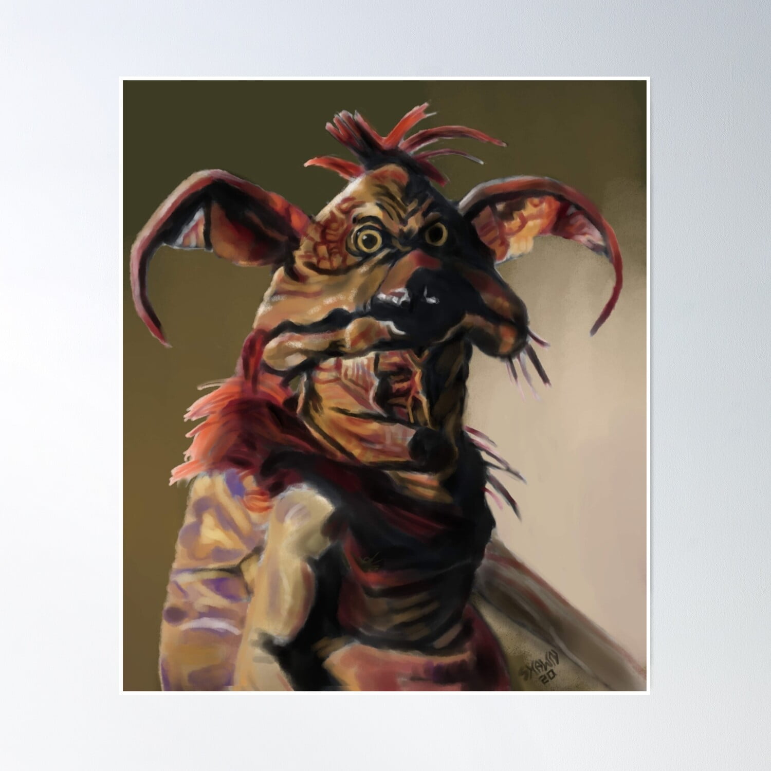 Salacious Crumb Poster Wall Art, Modern Wall Decor, 24x36 UNFRAMED ...