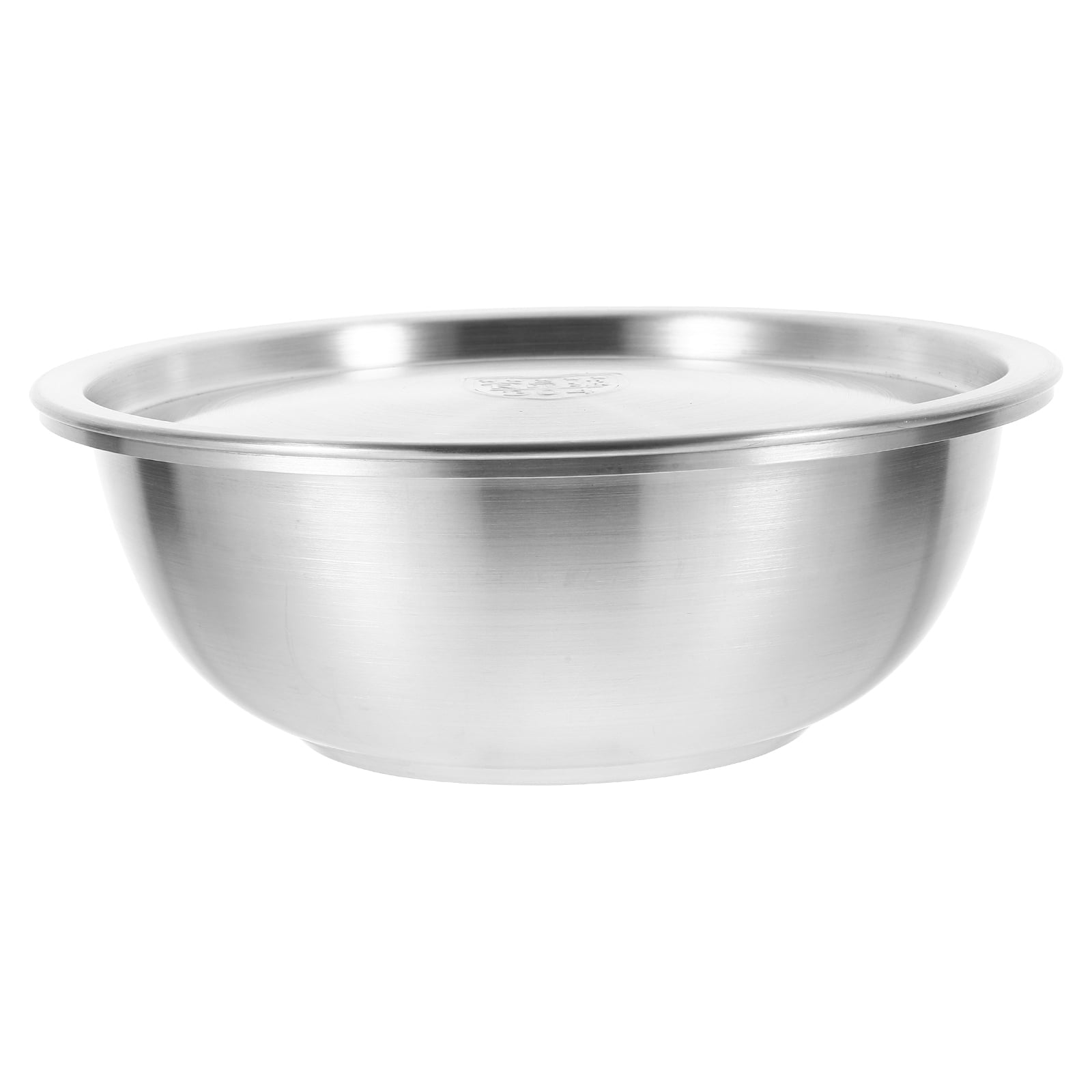 Salad Bowl 20cm-1350ml Stainless Steel Mixing Bowls Metal Kitchen ...