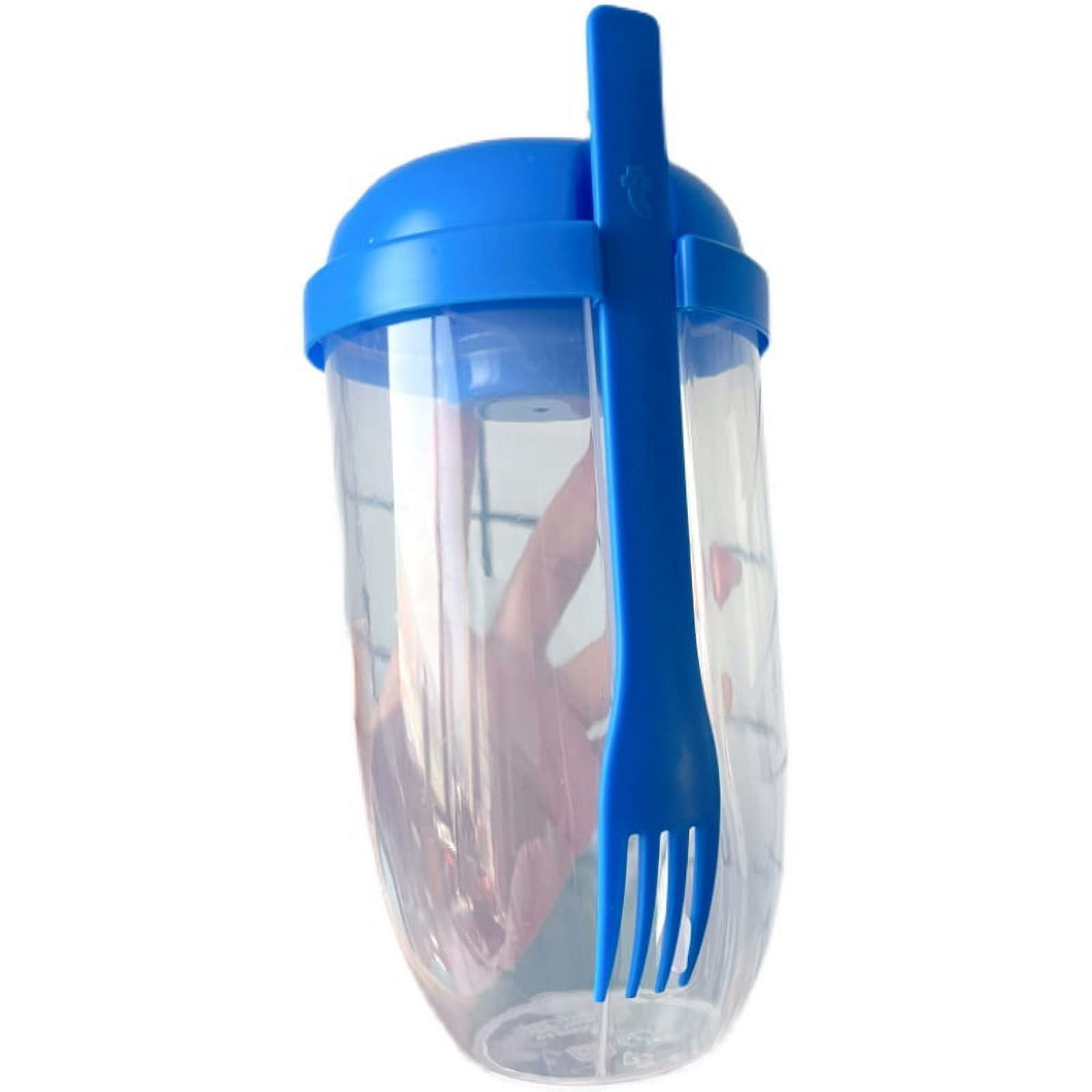 Salad Cup with Lids and Fork Fresh Salad Shaker Container for Lunch ...