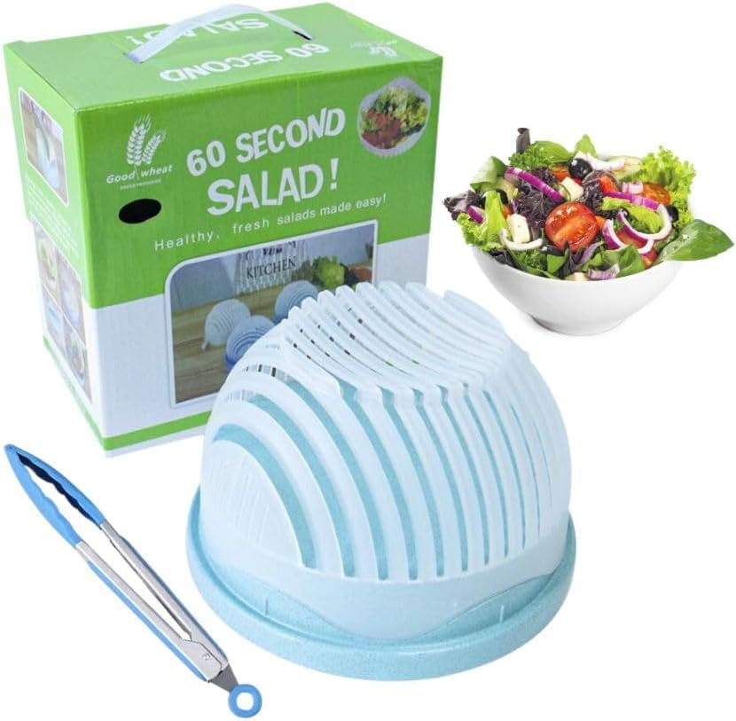 Salad Cutter Bowl,Salad Chopper Easy Salad Maker, Veggie Choppers and ...