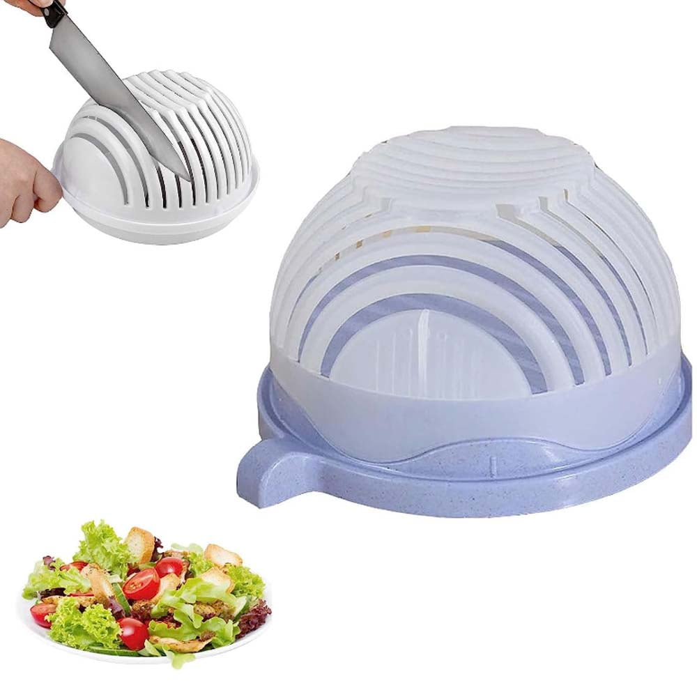 Salad Cutter Bowl Upgraded Easy Salad Maker Fast Fruit Vegetable ...