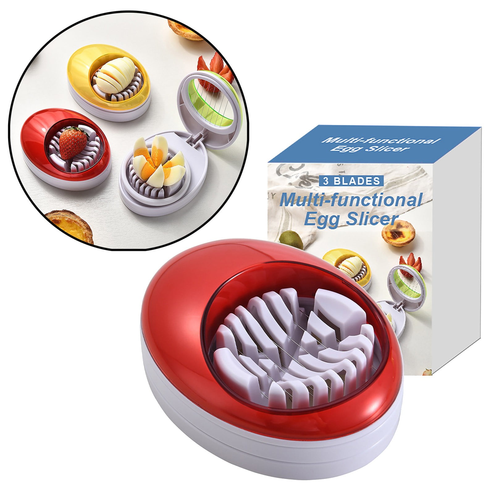 Salad Cutter Clearance! Multi Functional Plastic a Bs Egg Century Egg ...