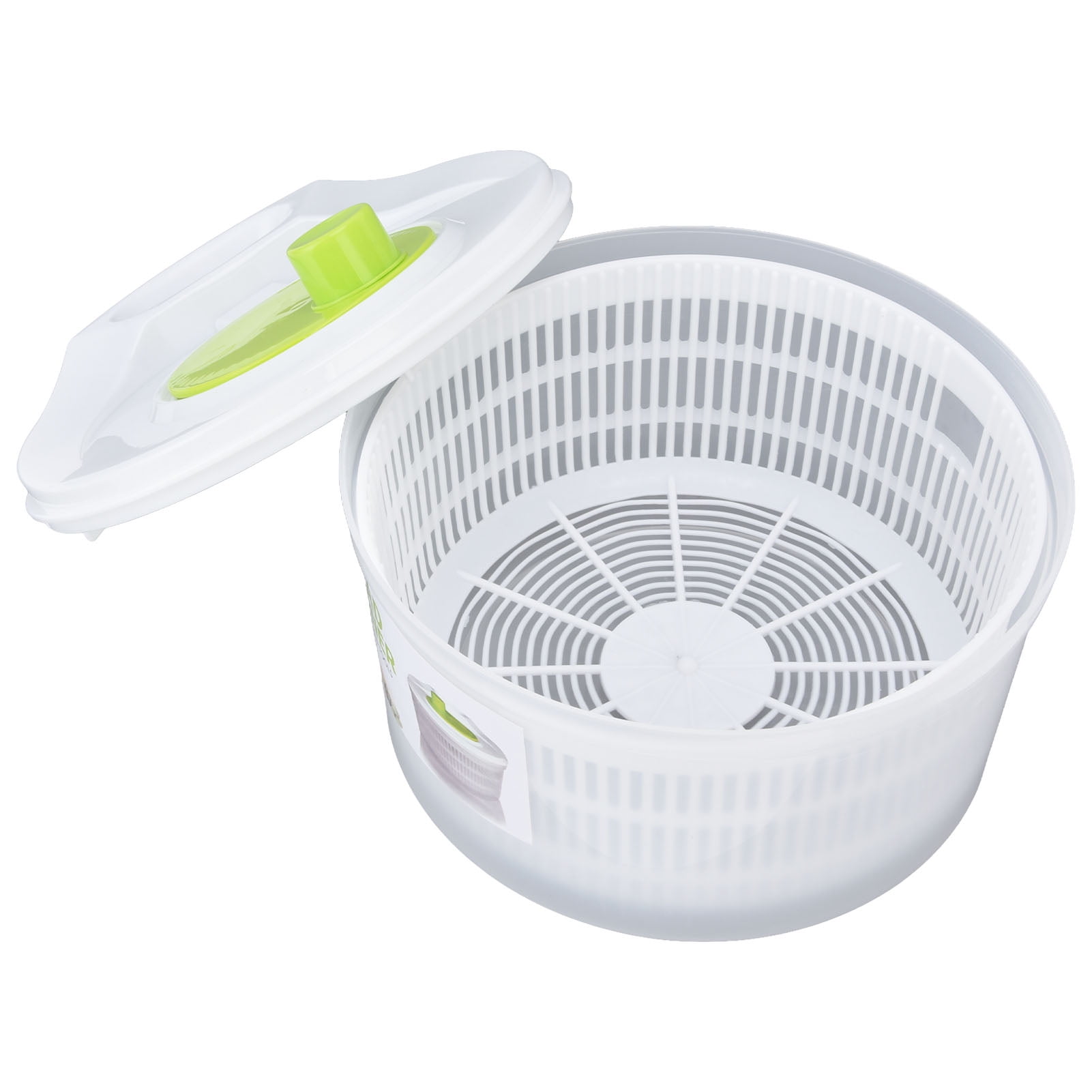 Salad Drainer, Easy Draining Plastic 3L Multifunction Vegetable Dryer ...