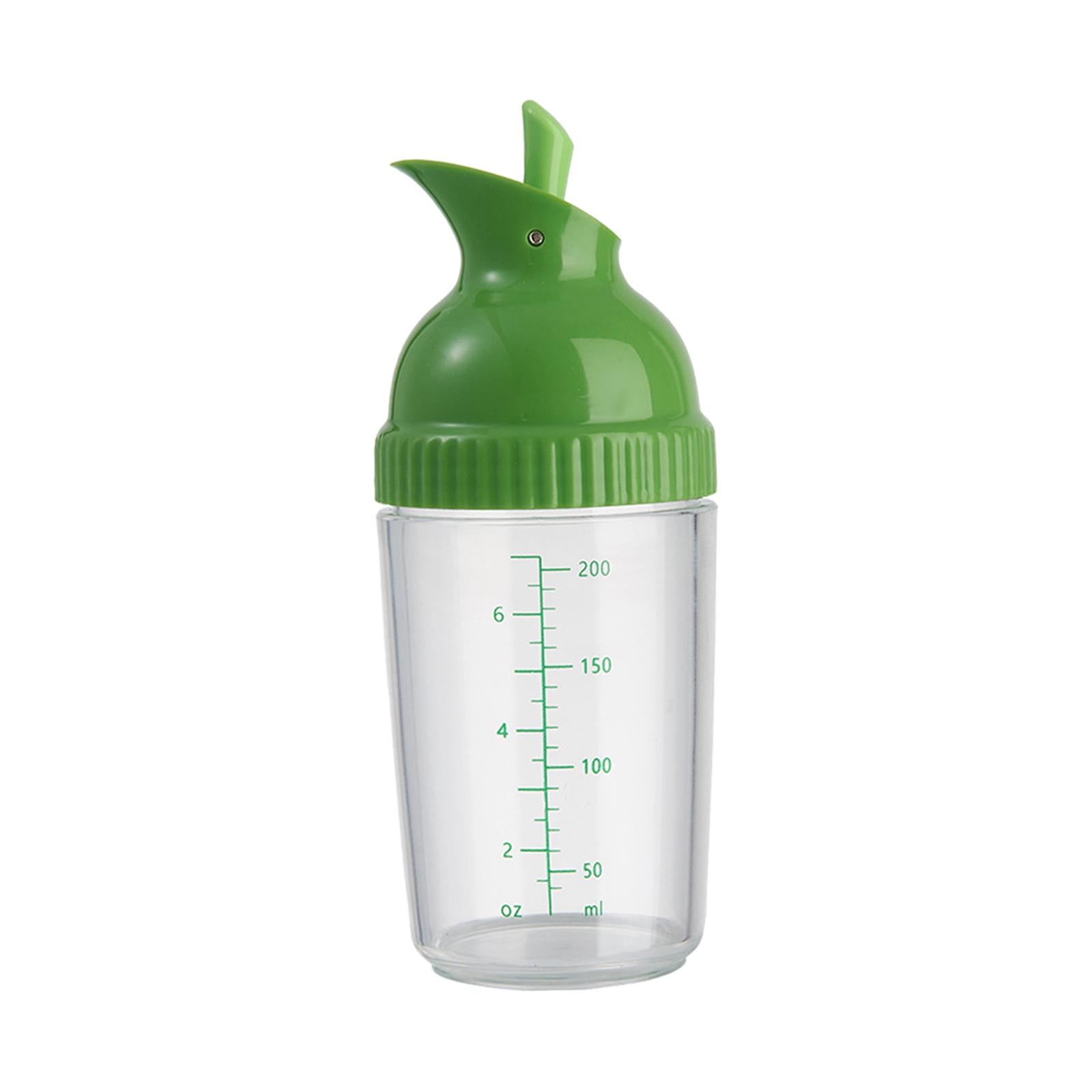 Tishita Salad Dressing Bottle, Leakproof Oil Dispenser, 200ml Green ...