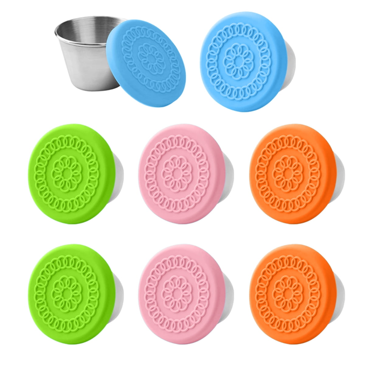 Salad Dressing Container To Go, Small Condiment Containers with Lids ...