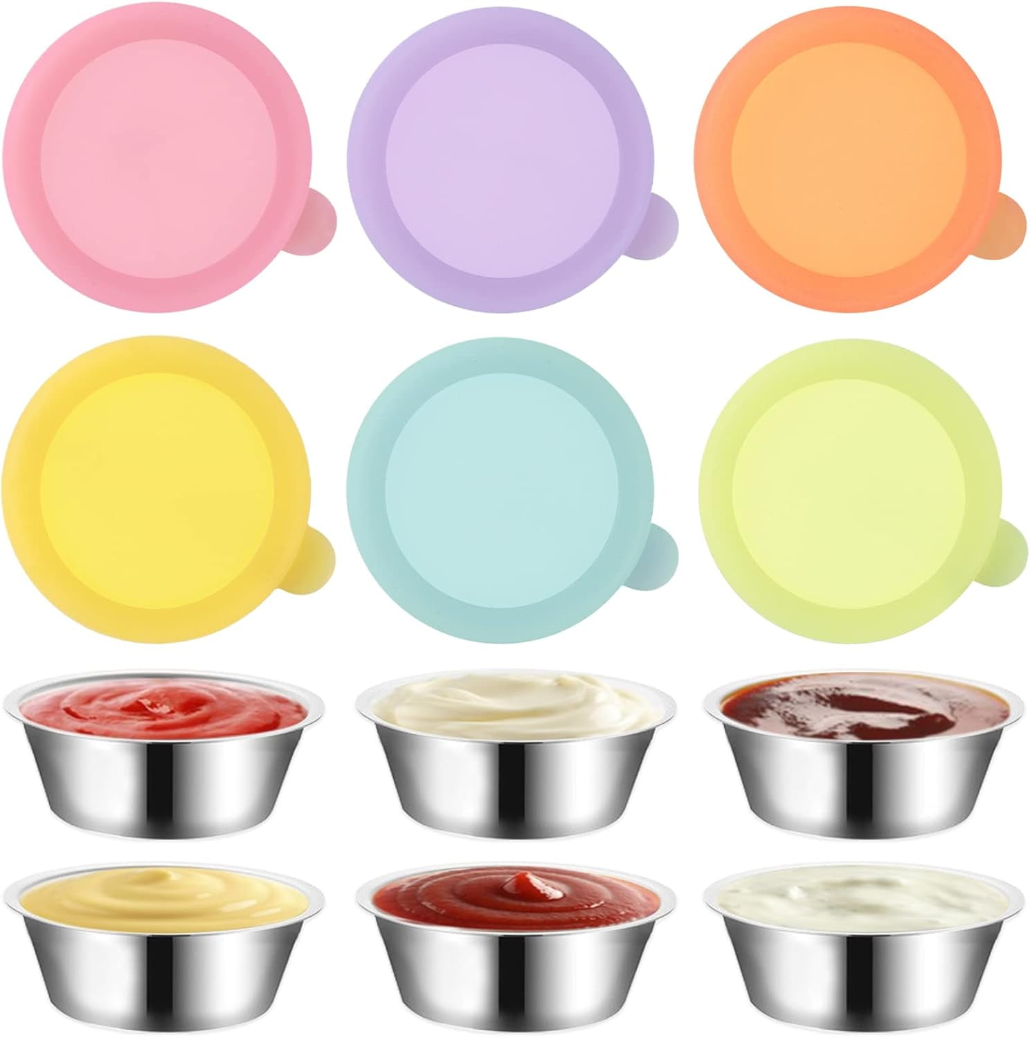 Salad Dressing Container To Go, Stainless Steel Condiment Container ...