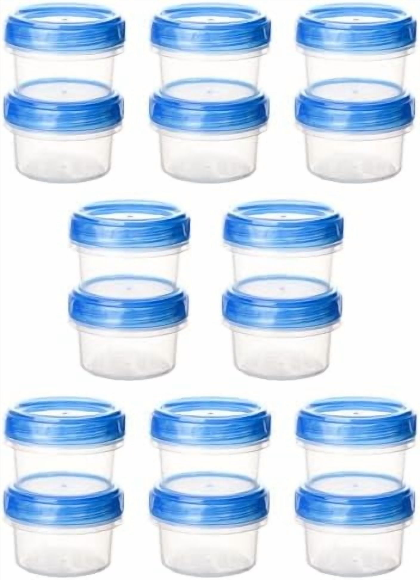 Salad Dressing Containers, [16 Pack*2 oz] Reusable Easy to Open ...