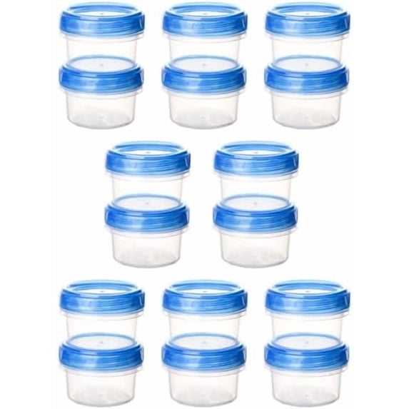 Salad Dressing Containers, [16 Pack*2 oz] Reusable Easy to Open ...