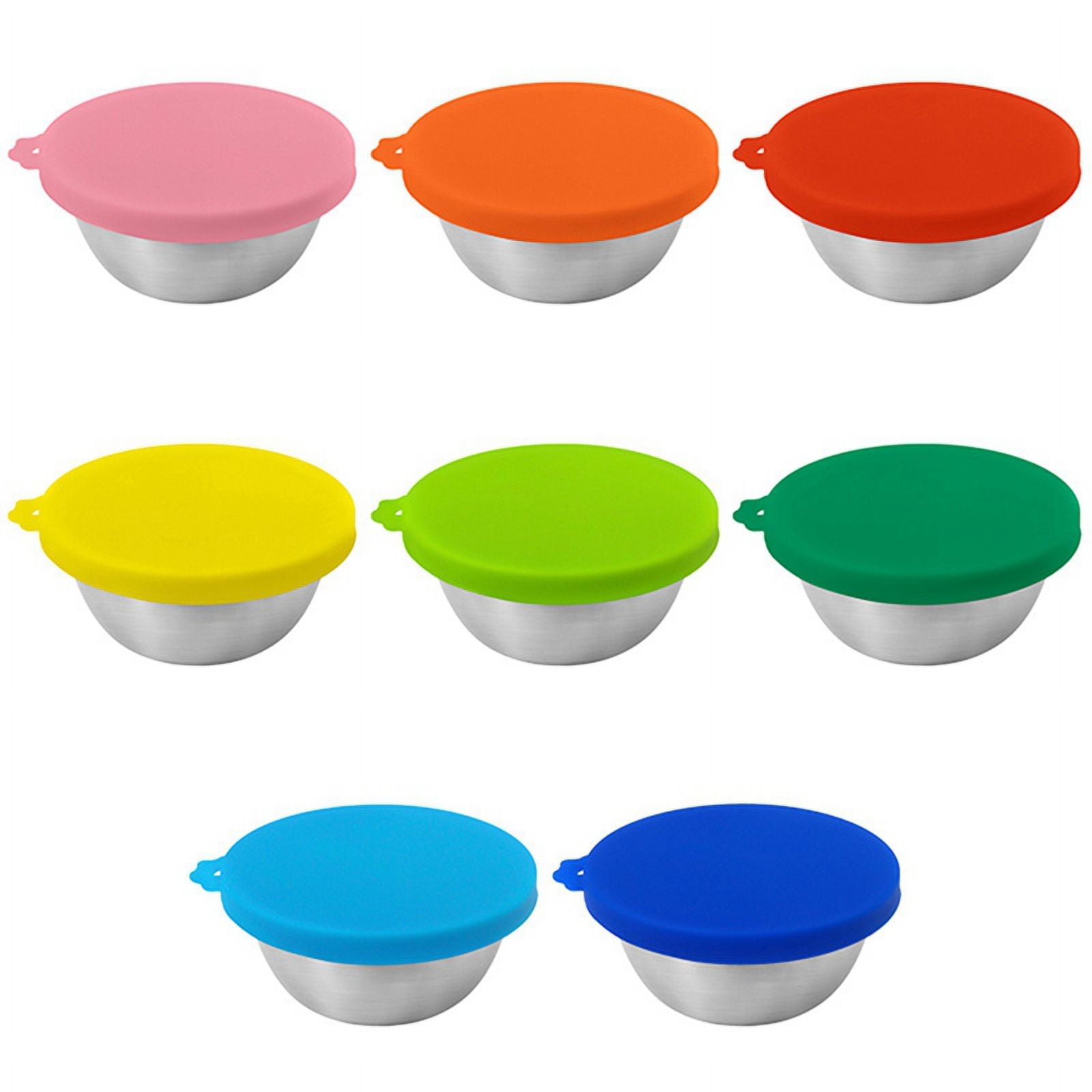Salad Dressing Containers,2.4Oz Small Condiment Containers with Lids ...