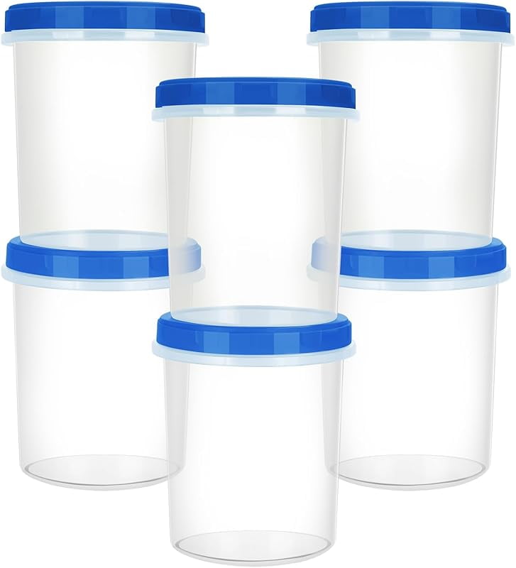 Salad Dressing Containers, [8 Pack*2 oz] Reusable Easy to Open Dressing ...